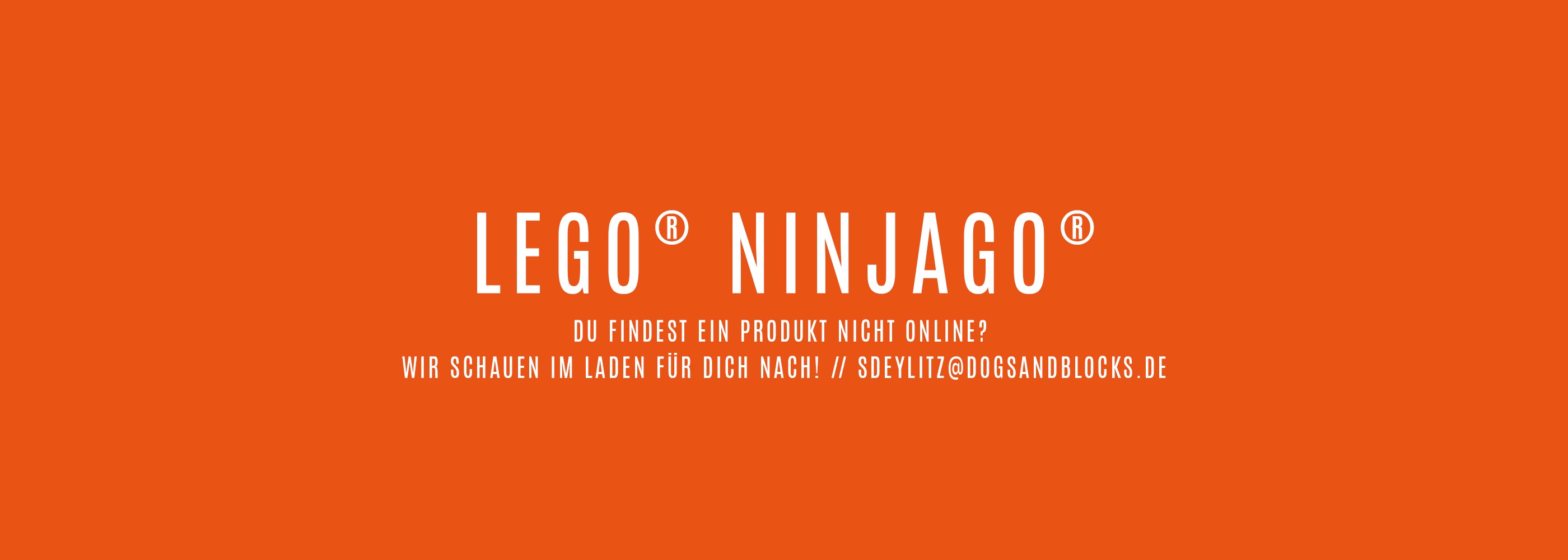 Lego® Ninjago® – DOGS & BLOCKS